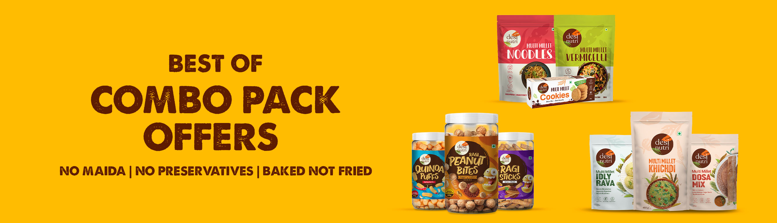Combos - Buy Combo Pack Offers on Millets, Flours, Snacks and Oils ...