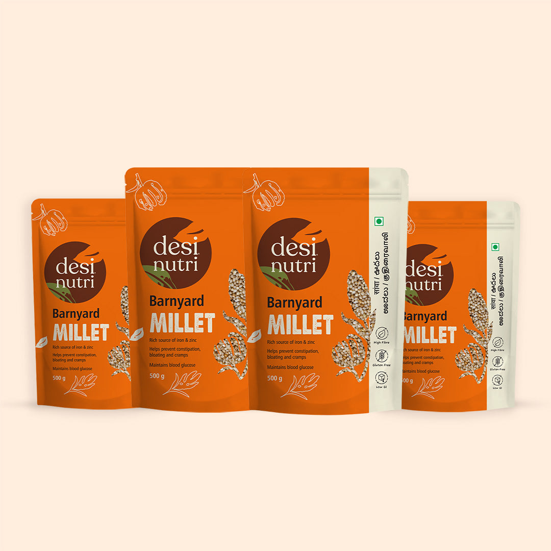 Barnyard Millets Combo Pack - 500gms Each (Buy 3 Get 1 Free) Udalu ...