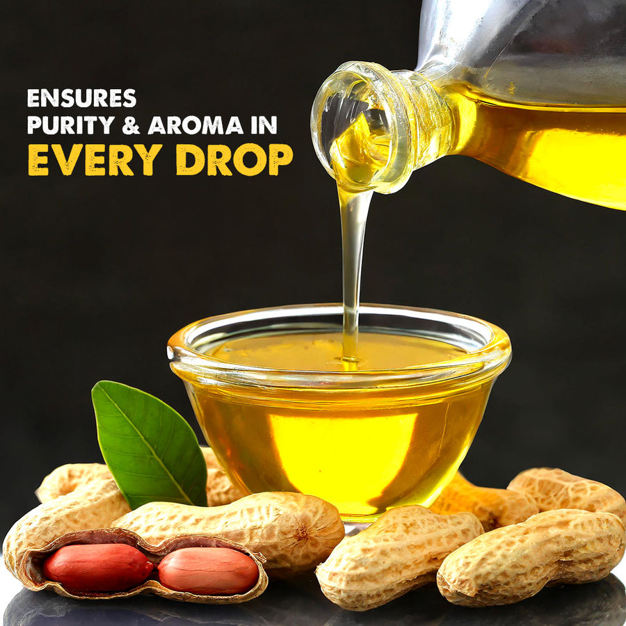 Buy Cold Pressed Groundnut Oil | Oils Online - Desinutri Food ...