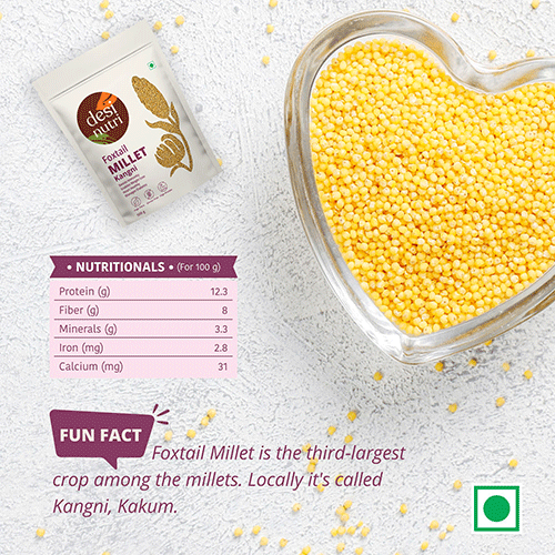 Buy Foxtail Millets Online - Korra, Kangni, Thinai, Navane - 500gms ...