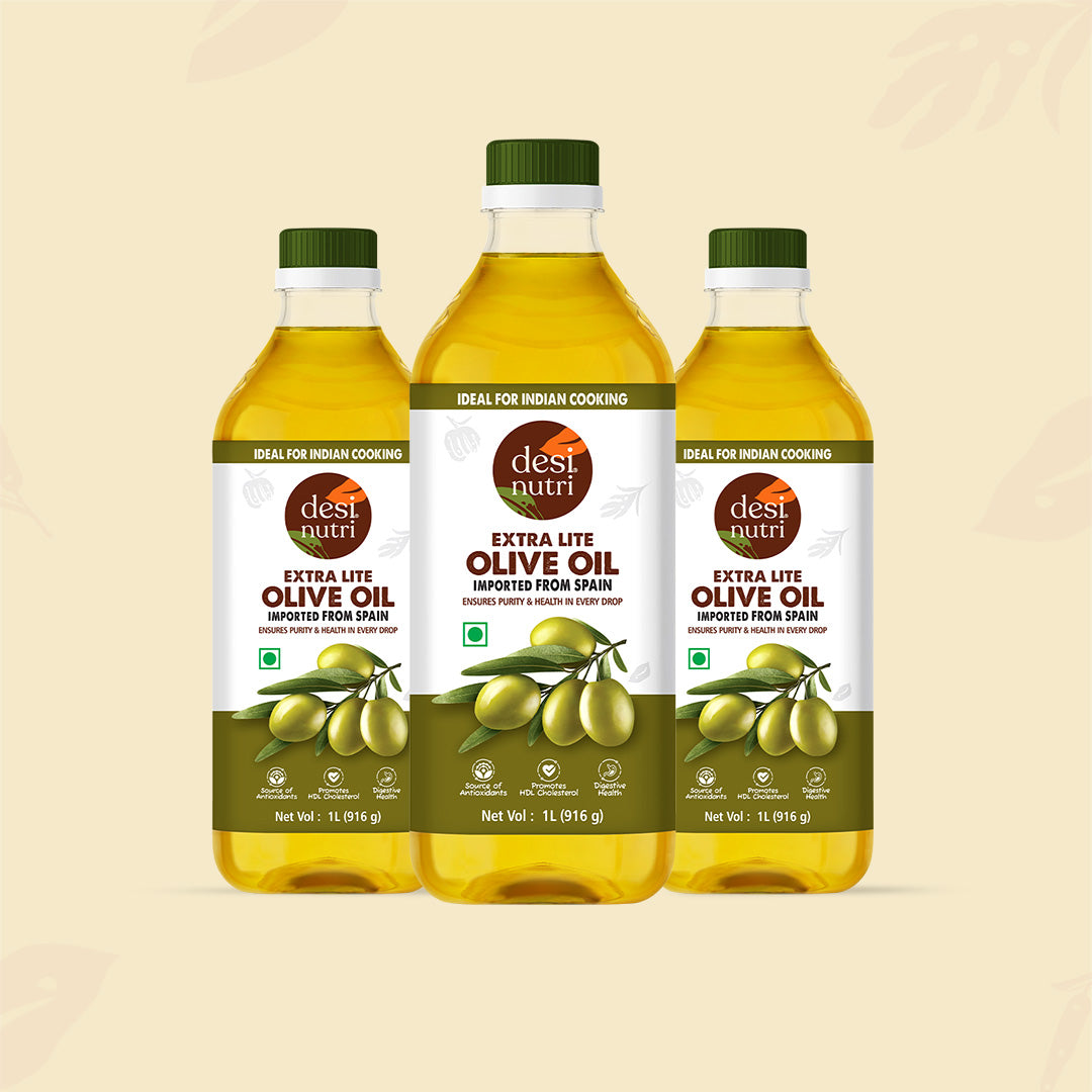 Buy Extra Lite Olive Oil Pack Of 3 Online | Desinutri Food – Desinutri ...