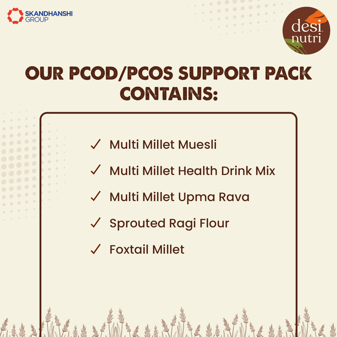 Best PCOD/PCOS Support Pack Multi Millet Foods Online - Desi Nutri ...
