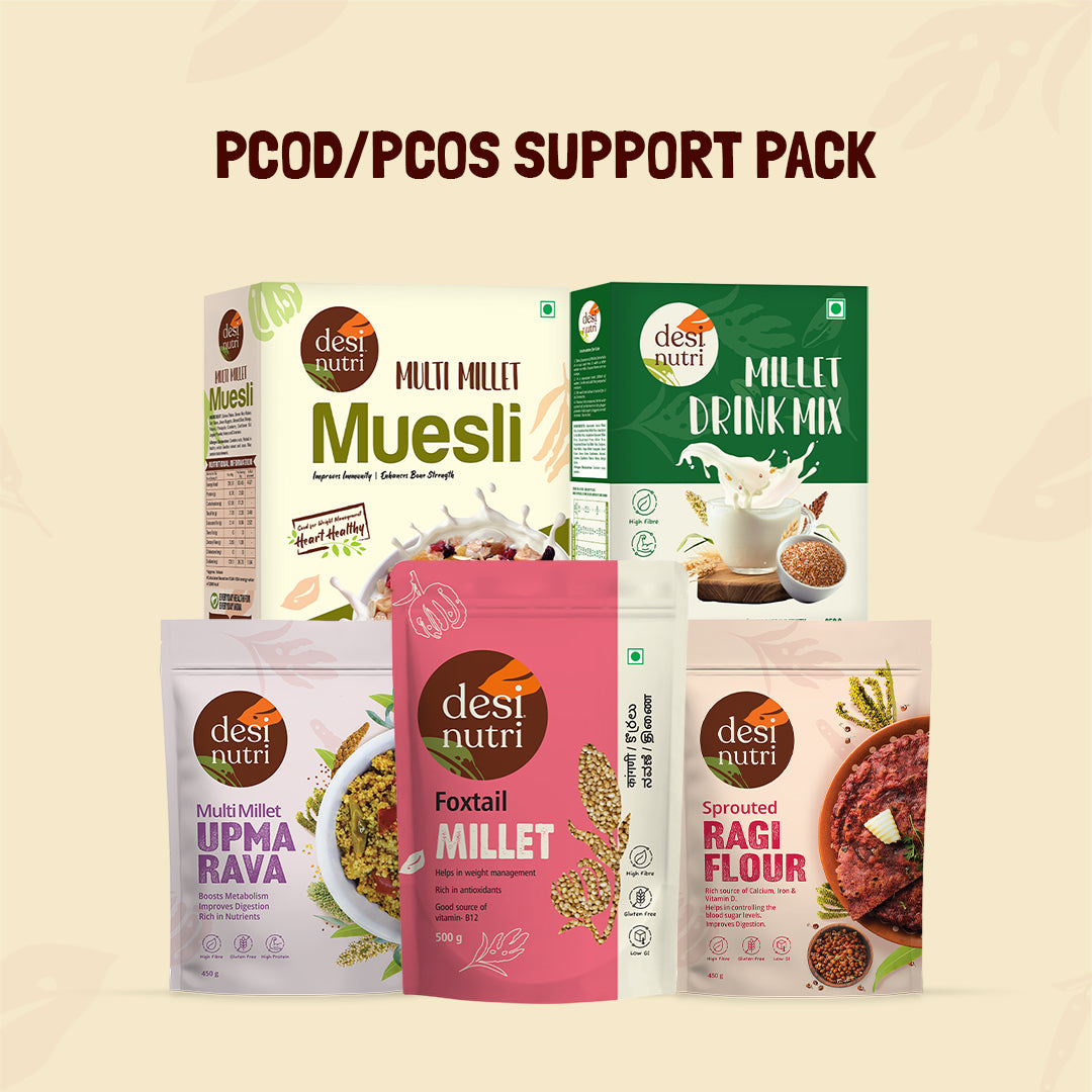 Best PCOD/PCOS Support Pack Multi Millet Foods Online - Desi Nutri ...