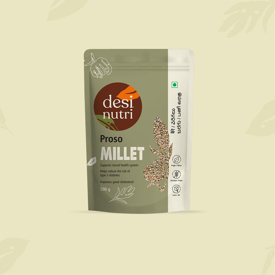 Buy Proso Millets Online - Varigulu, Panivaragu, Chena Bajra - 500gms ...